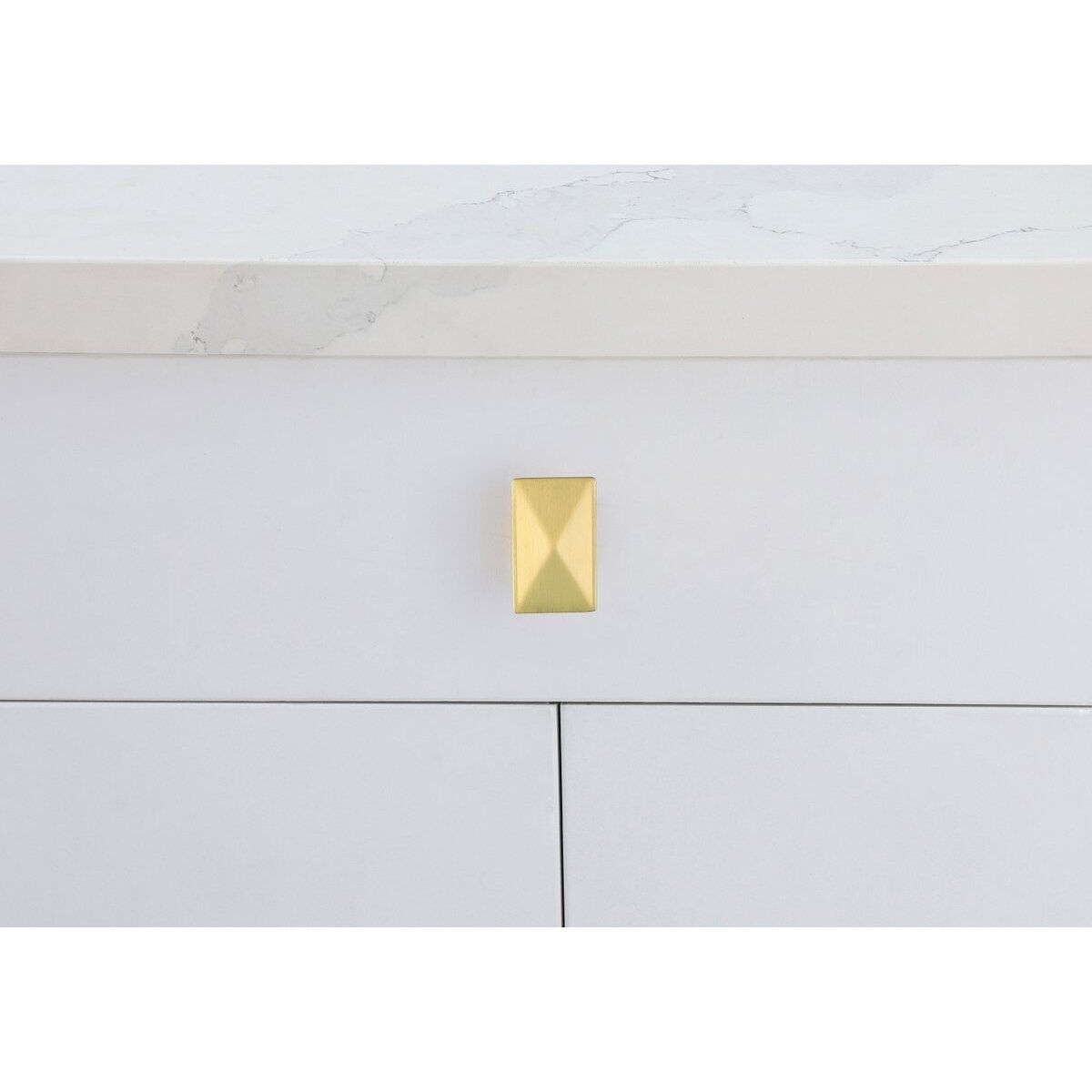 Perry Brushed Gold Hardware Cabinet Knob Set of 10